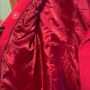 Covington | Jackets & Coats | Covington Outwear Red Womens Peacoat Sm ...